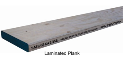 Planks from Younger Scaffold & Supplies, LLC.
